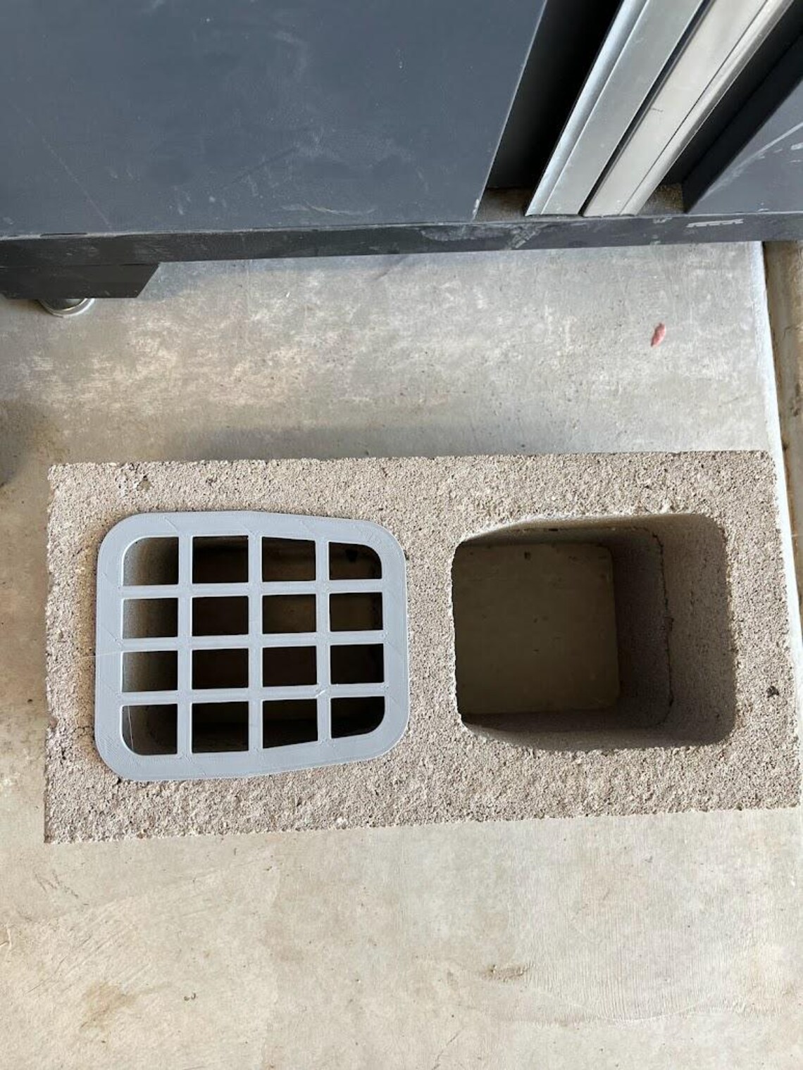 Cinder Drain Block Screen | Masonry Concrete Insert | Tapered Grate ...