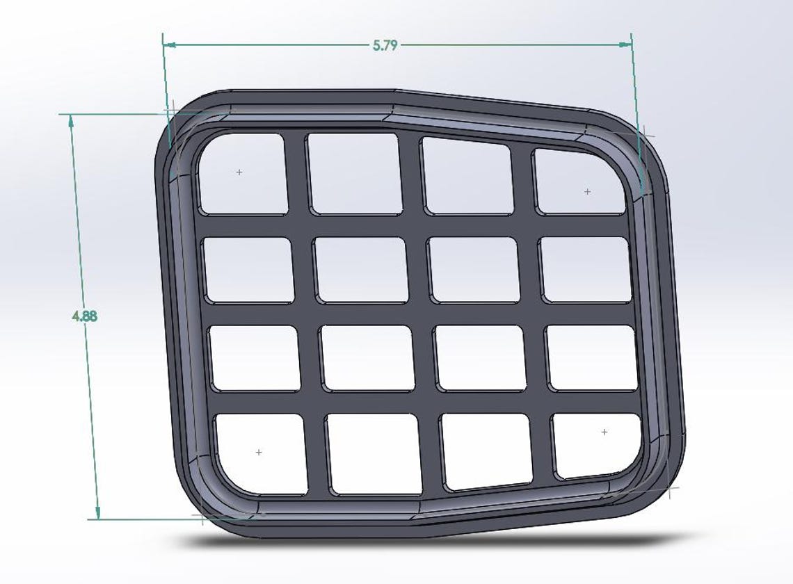 Cinder Drain Block Screen | Masonry Concrete Insert | Tapered Grate ...