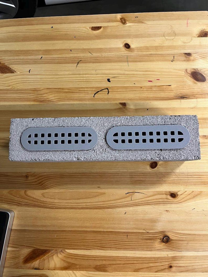 Cinder Drain Block Screen | Masonry Concrete Insert | Skinny Grate ...