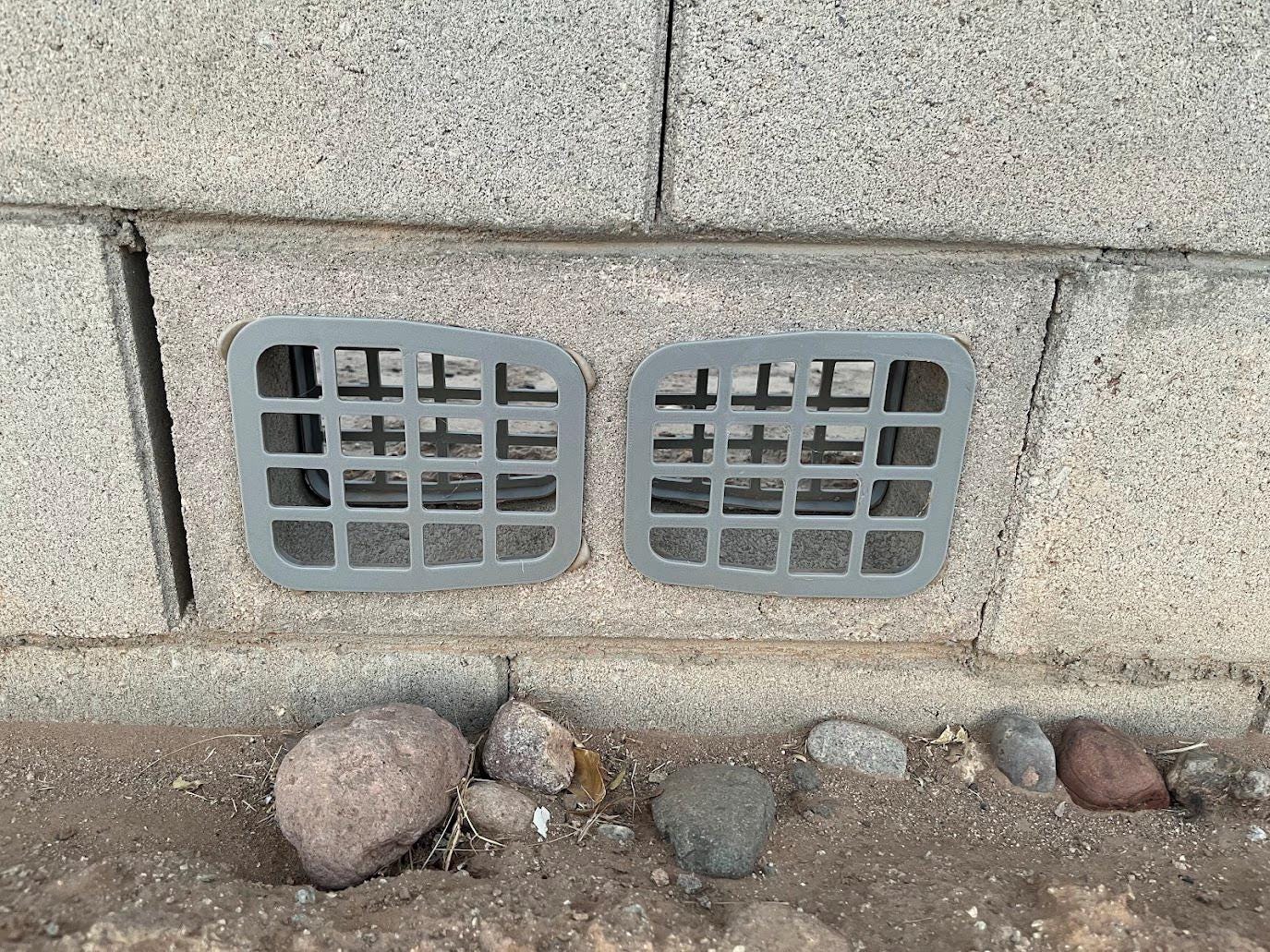 Cinder Drain Block Screen | Masonry Concrete Insert | Tapered Grate ...