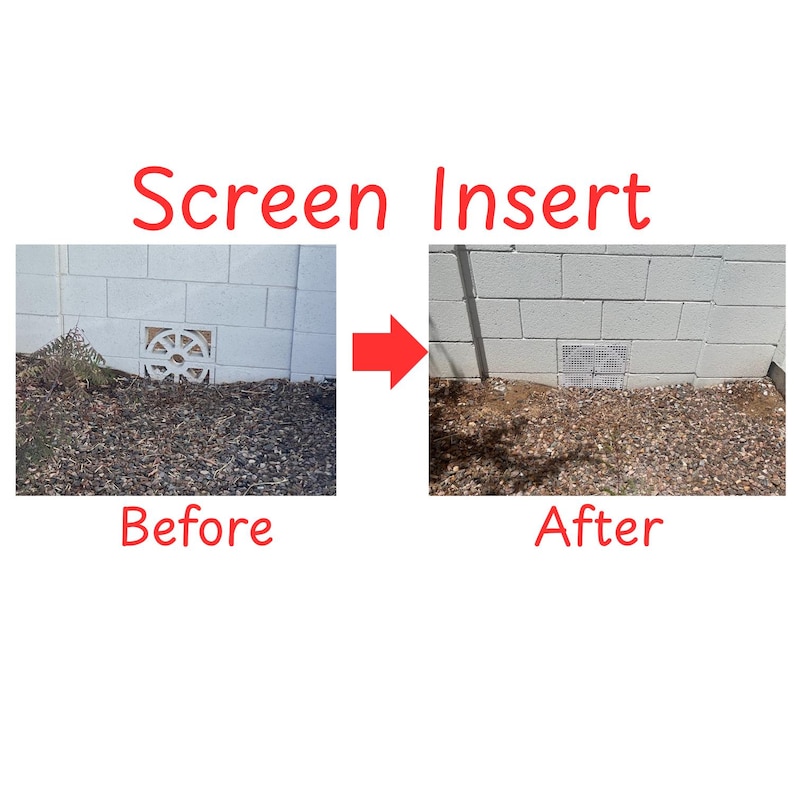 Cinder Block Screen | Decorative Wheel Insert, Fence Grate Cover (set ...