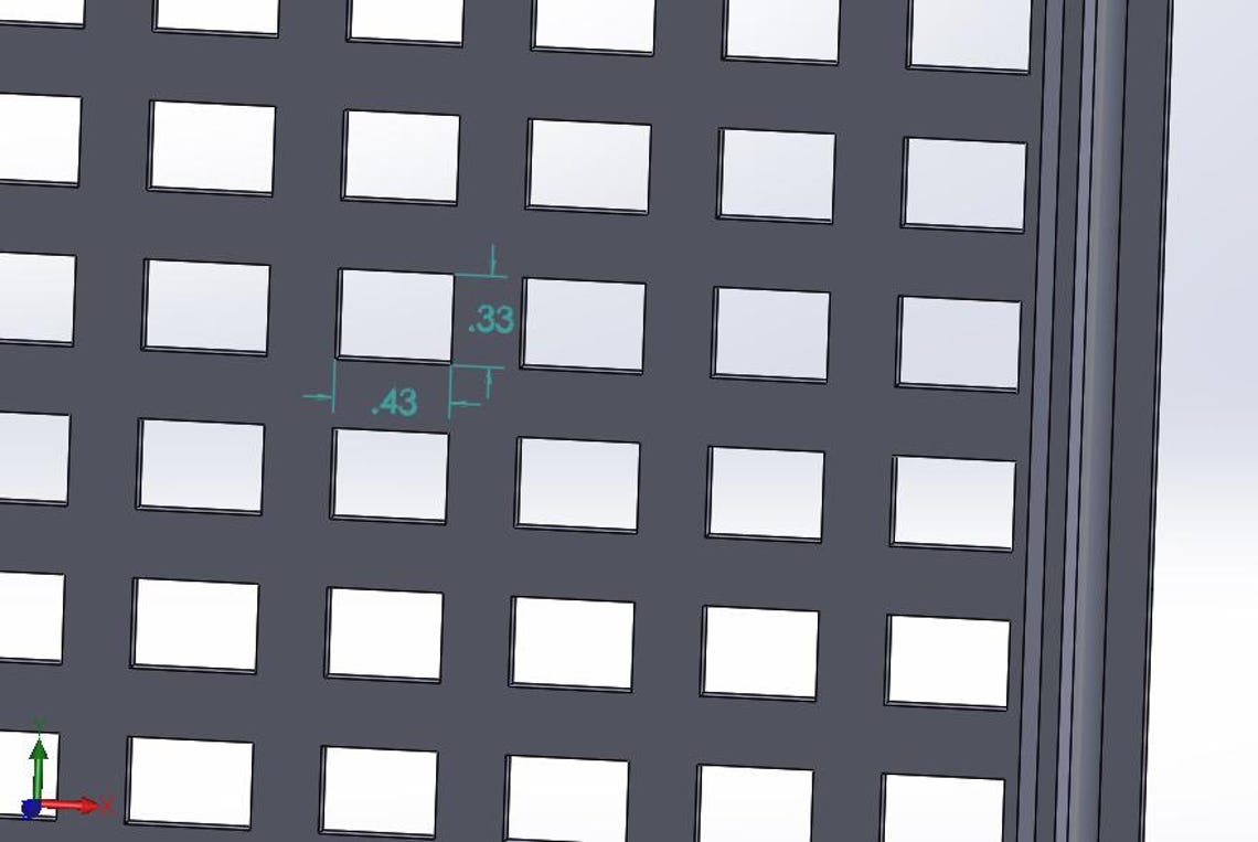 Cinder Block Screen | Masonry Concrete Insert Mesh | Grate 3D Wall ...