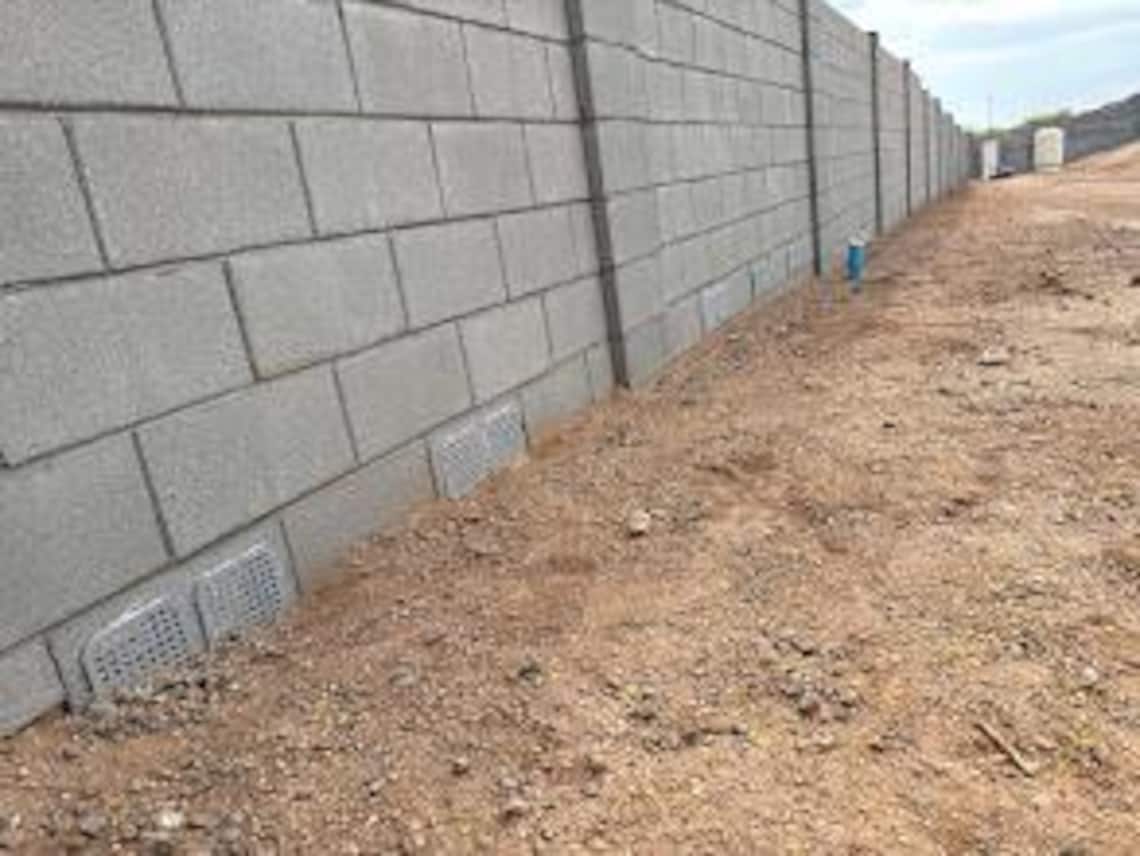 Cinder Block Screen | Masonry Concrete Insert Mesh | Grate 3D Wall ...