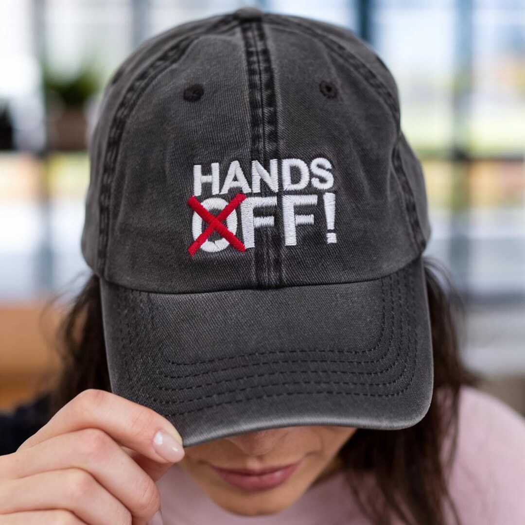 Embroidered Hands off Protest Hat, Political Activism Hat, Save Public ...