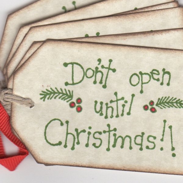 Do Not Open Until - Etsy