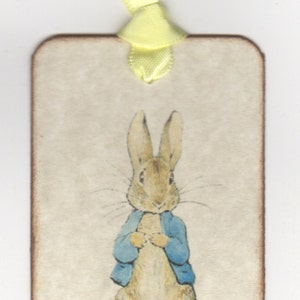 Peter Rabbit Baby Shower Bookmark Favors Personalized Baby Shower ...