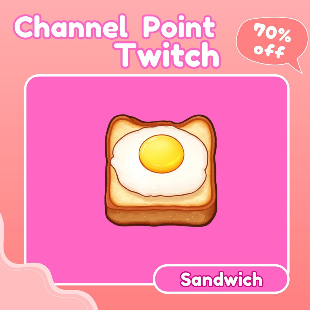 Sandwich Channel Point, Twitch Channel Point, Channel Point Icon ...