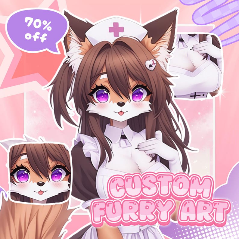 Furry Vtuber Design, Vtuber Model Live2d Ready for Streaming and ...