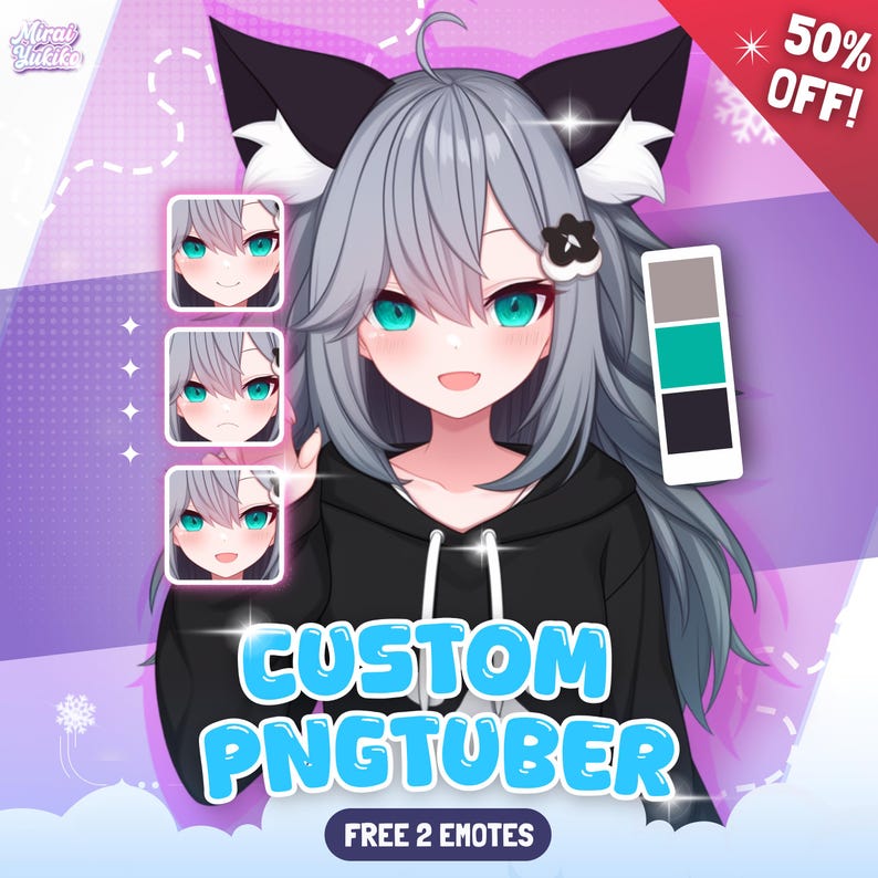 Custom Pngtuber, Pngtuber Commission, Pngtuber, Vtuber, Pngtuber for ...