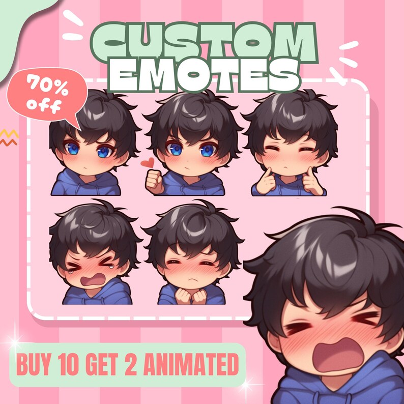 Sub Emote, Anime Emote, Pet Animal Emote for Your Stream Youtube ...