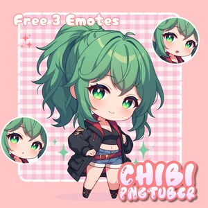 Cute Girl Pngtuber Model | Kawaii Chibi Avatar | Ready for Twitch ...
