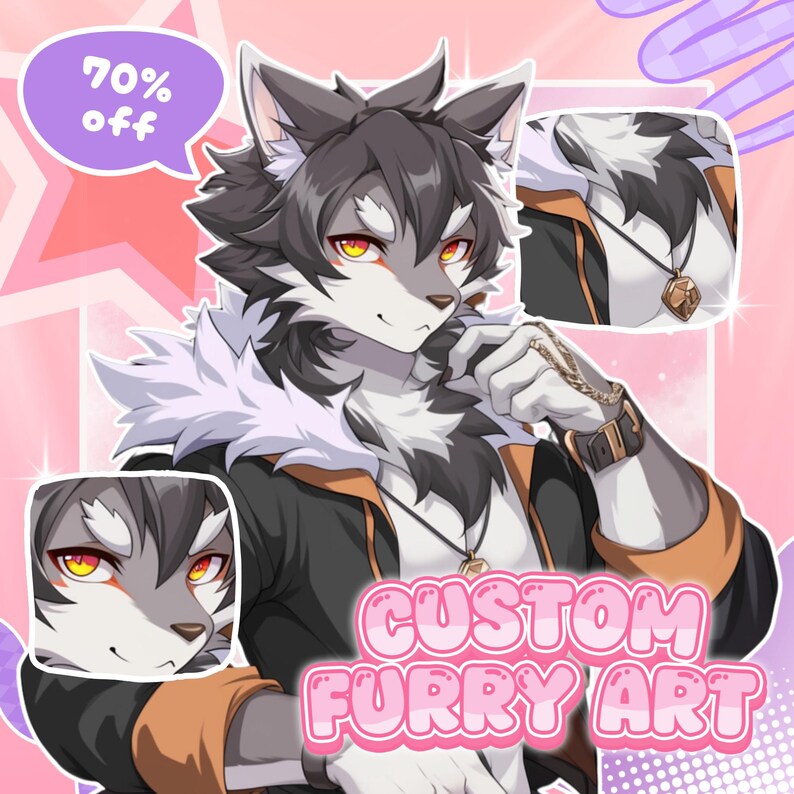 Furry Vtuber Design, Vtuber Model Live2d Ready for Streaming and ...