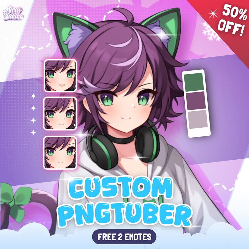 Custom Pngtuber, Pngtuber Commission, Pngtuber, Vtuber, Pngtuber for ...