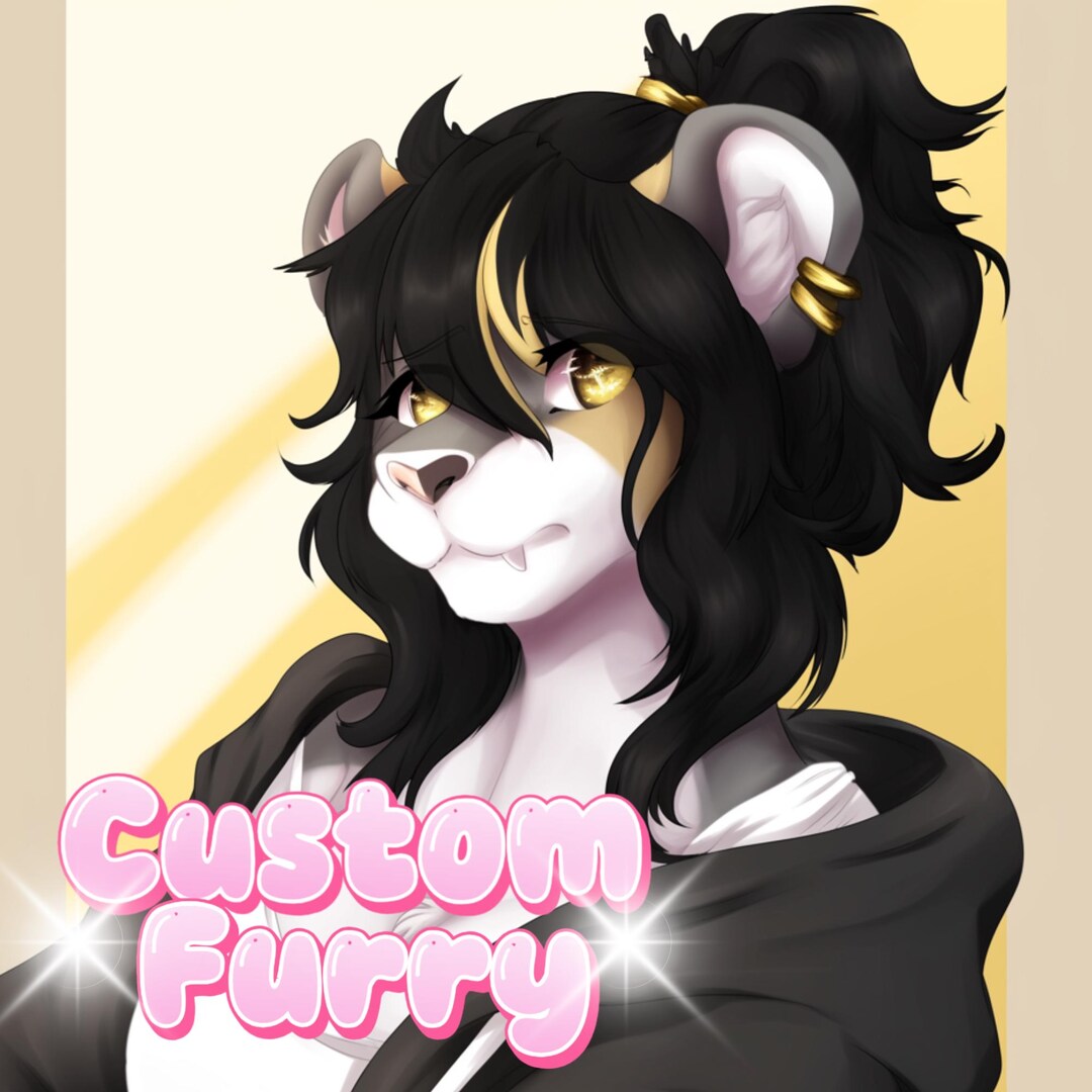Pfp/headshot Anime Furry Profile Picture | Fursona Commission | Furry ...
