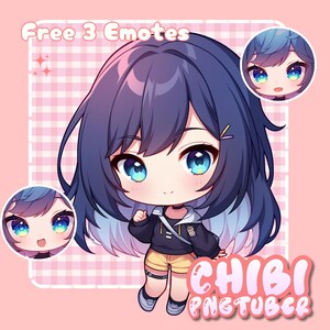Cute Girl Pngtuber Model | Kawaii Chibi Avatar | Ready for Twitch ...