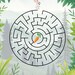 Maze Puzzle Solution Sheet - 19 Levels | Printable Escape Path Guide ...