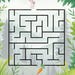Maze Puzzle Solution Sheet - 19 Levels | Printable Escape Path Guide ...