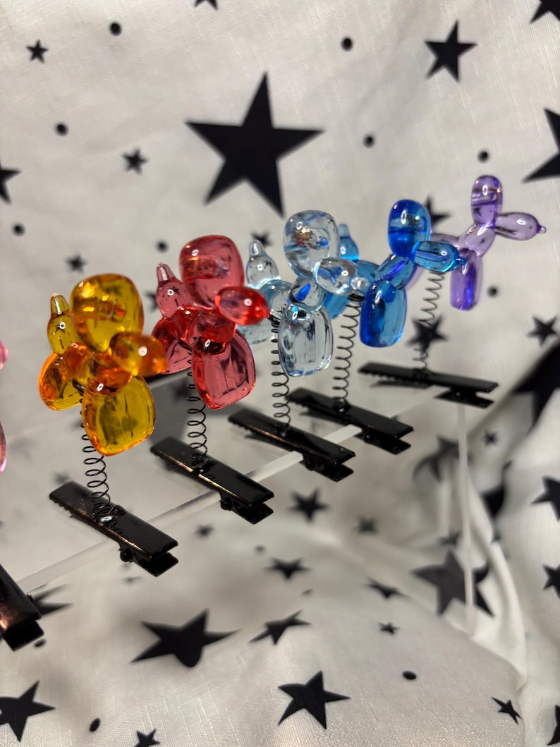 Rave Sprout Balloon Dog Hair Clips Sprouts Hat Clips Random Festival ...