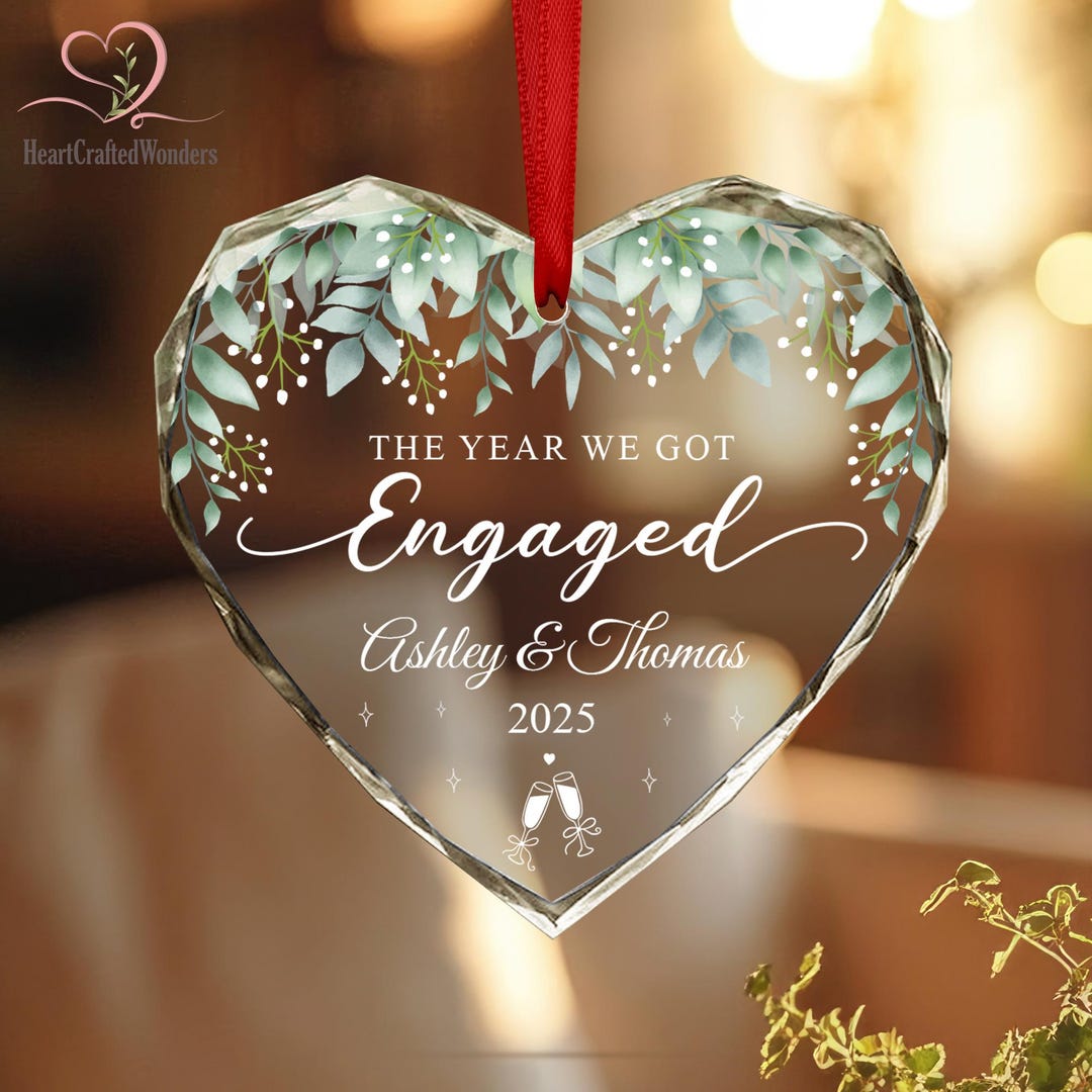 Personalized Engagement Gifts for Couples, the Year We Got Engaged ...