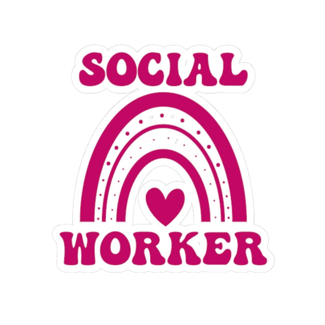 Social Worker Sticker, for Social Work Month, Social Work Quote, Laptop ...