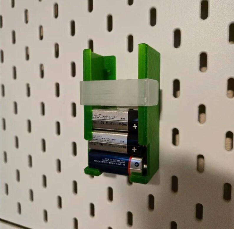 Ikea Skadis Battery Storage Solution's - Etsy
