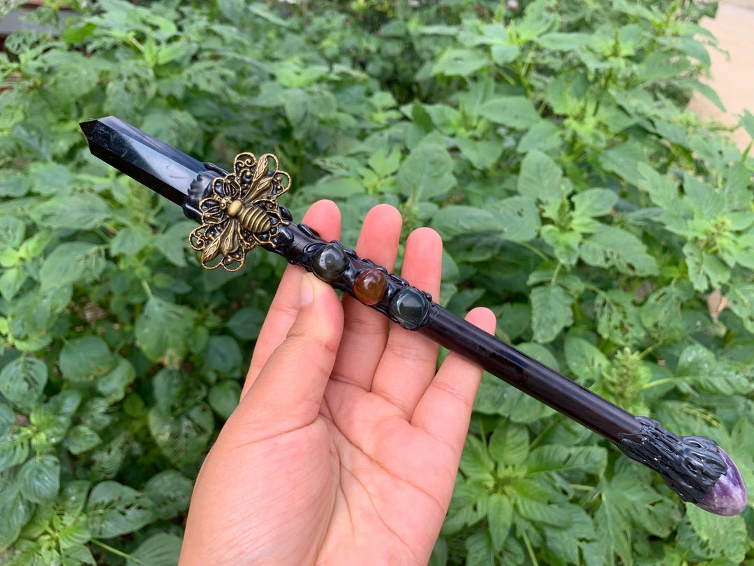 Natural Quartz Crystal Magic Stick - Crystal Skull Decor, 10'' - Etsy