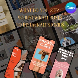 40 Dog Training Instagram Post Templates Editable Canva Templates for ...