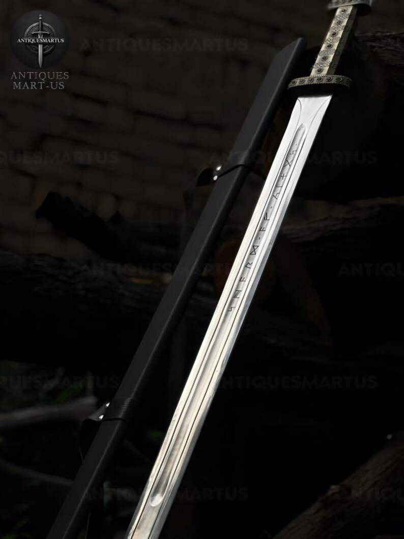 King Ragnar Lothbrok Viking Sword, Handmade Medieval Sword With ...