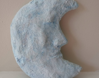 Paper Mache Moon | Etsy