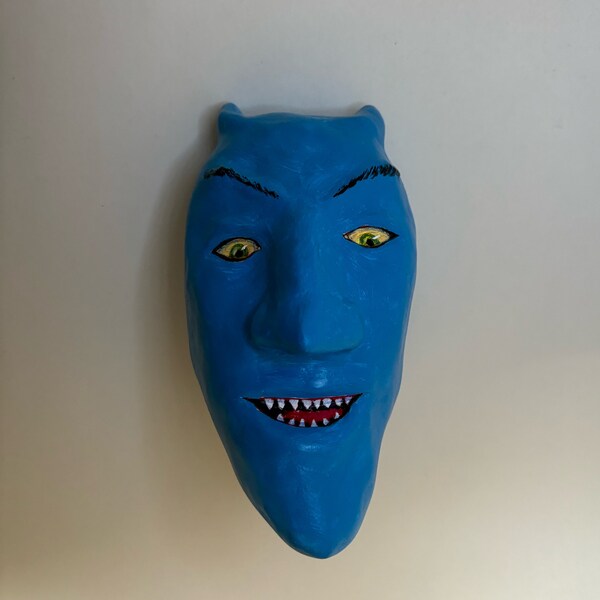 Paper Mache Devil - Etsy