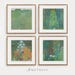 Set of 4 Klimt Spring Square Vintage Landscape Wall Art Prints ...