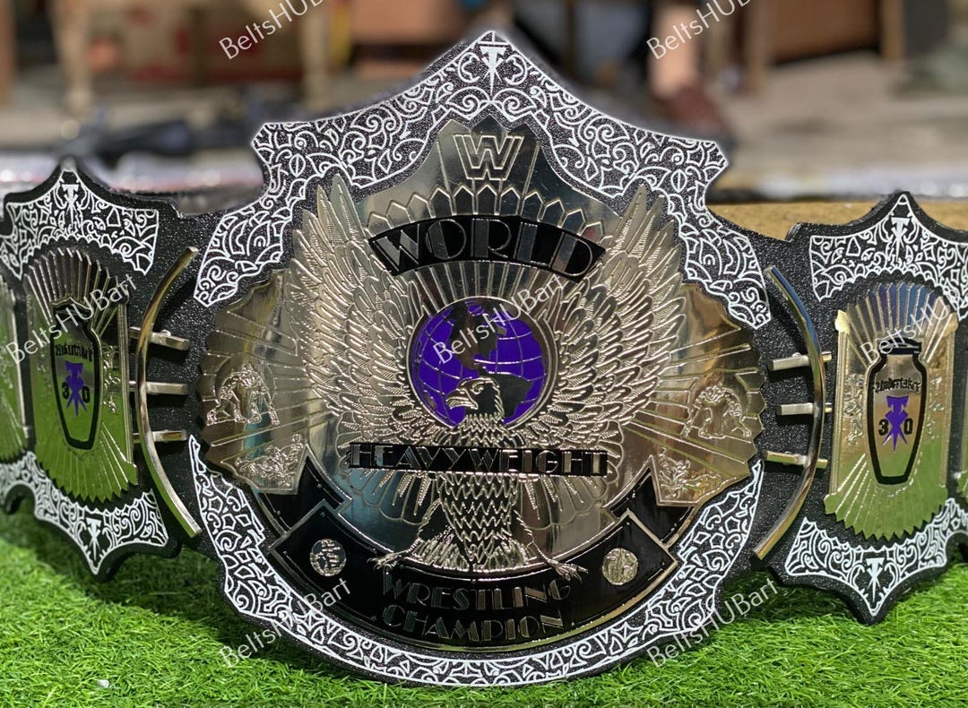 Undertaker Legacy Championship Belt – Handmade Leather Wrestling Title ...
