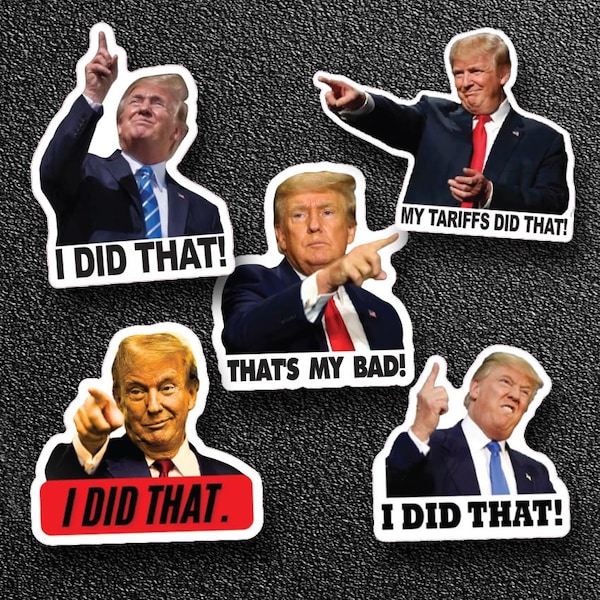 Trump Stickers I Did That - Etsy