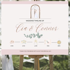 Wedding Timeline Watercolor Wedding Clipart Commercial Use PNG Wedding ...