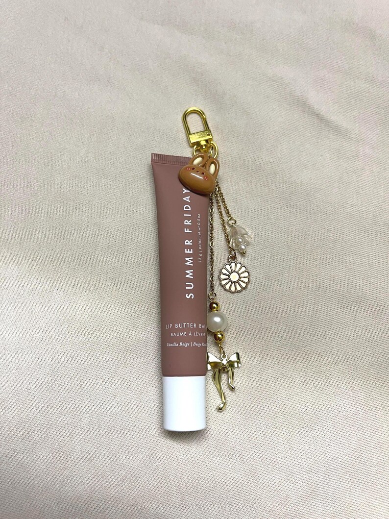 Lip Balm Charm Key Chain| Lip Balm Chain| Lip Balm| Gifts for Her| Lip ...