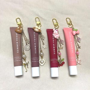 Lip Balm Charm Key Chain| Lip Balm Chain| Lip Balm| Gifts for Her| Lip ...