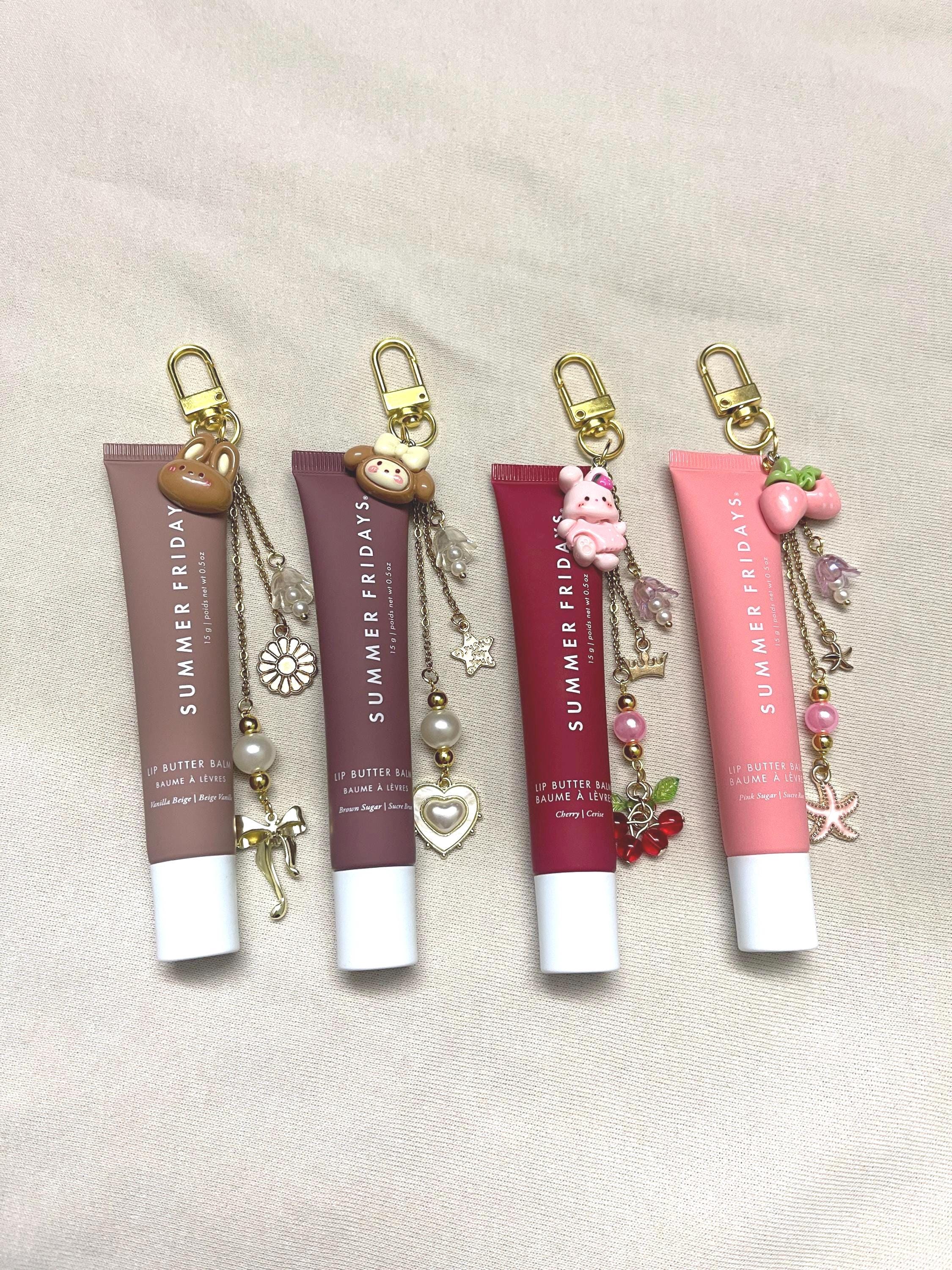 Lip Balm Charm Key Chain| Lip Balm Chain| Lip Balm| Gifts for Her| Lip ...