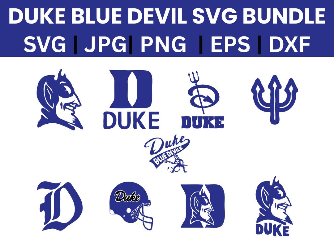 Blue Devils SVG Bundle, Duke Football, SVG Bundle, Cricut, Printable ...