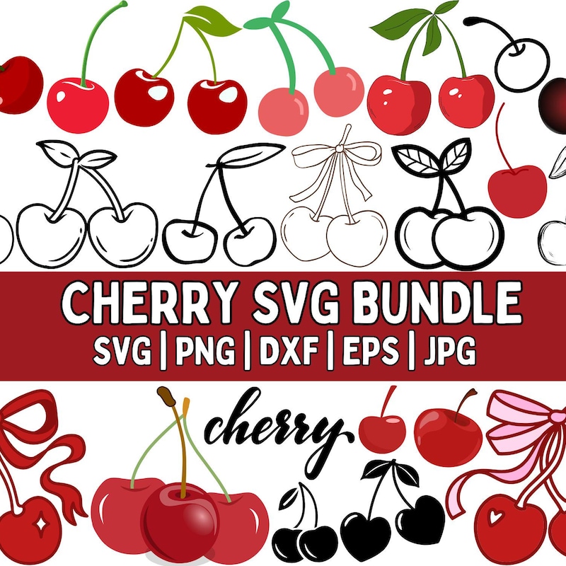 Cherry on Top Svg Bundle - Etsy