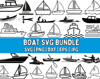 Sailing Boat SVG Bundle, Sailboat Svg, Sailing SVG, Sail Boat Cricut ...