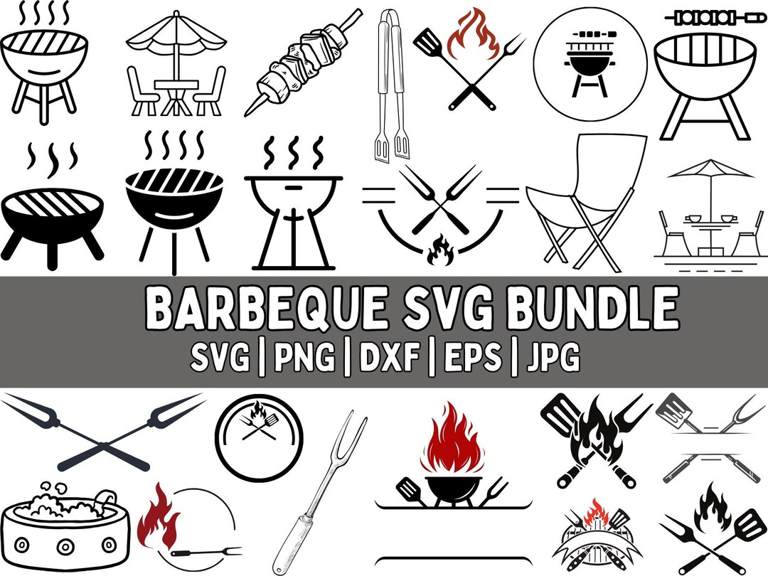 Barbecue Svg, Barbecue Master Svg Bundle, Grill Svg, Funny Barbecue ...