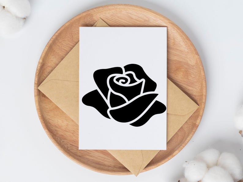 Rose SVG Clipart Bundle: Flowers Cut Files for Cricut (digital Download ...