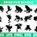 Frog SVG, Frog DXF, Frog PNG, Frog Cut File, Clipart, Digital File, Svg ...