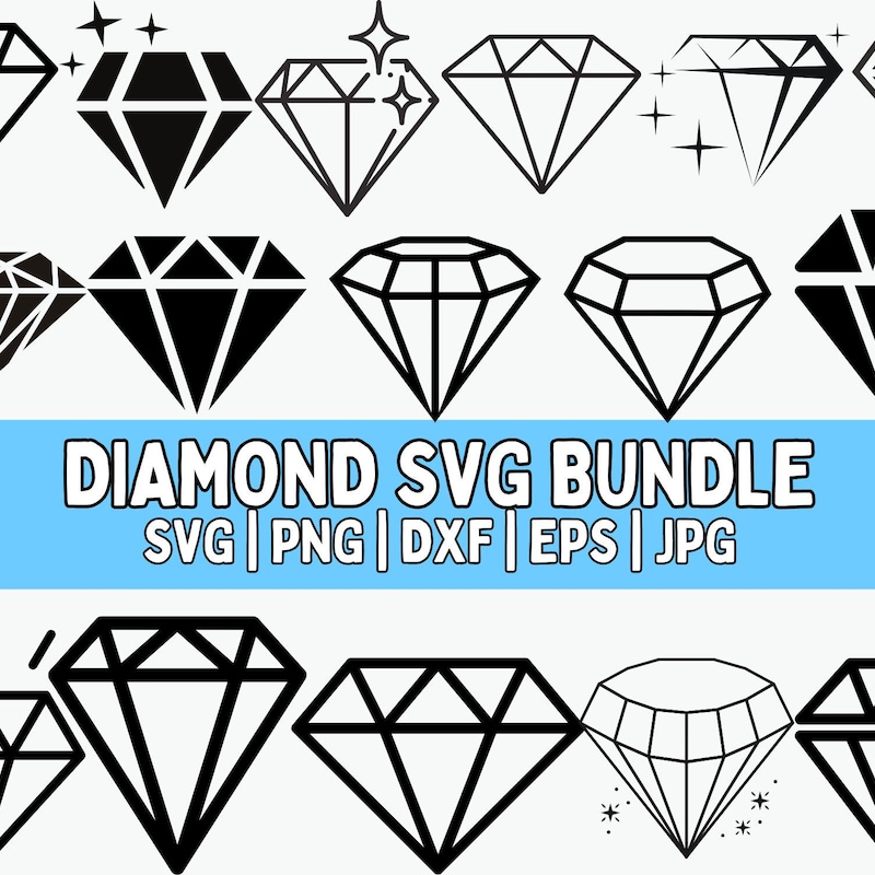 Diamond Ring Svg - Etsy