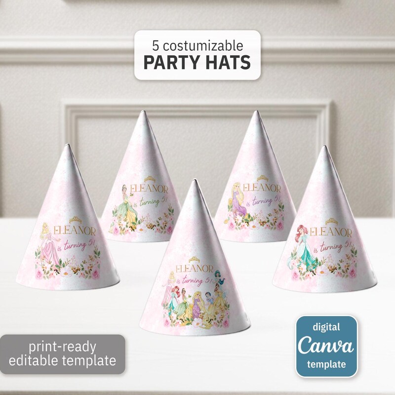 Princess Party Hat - Etsy