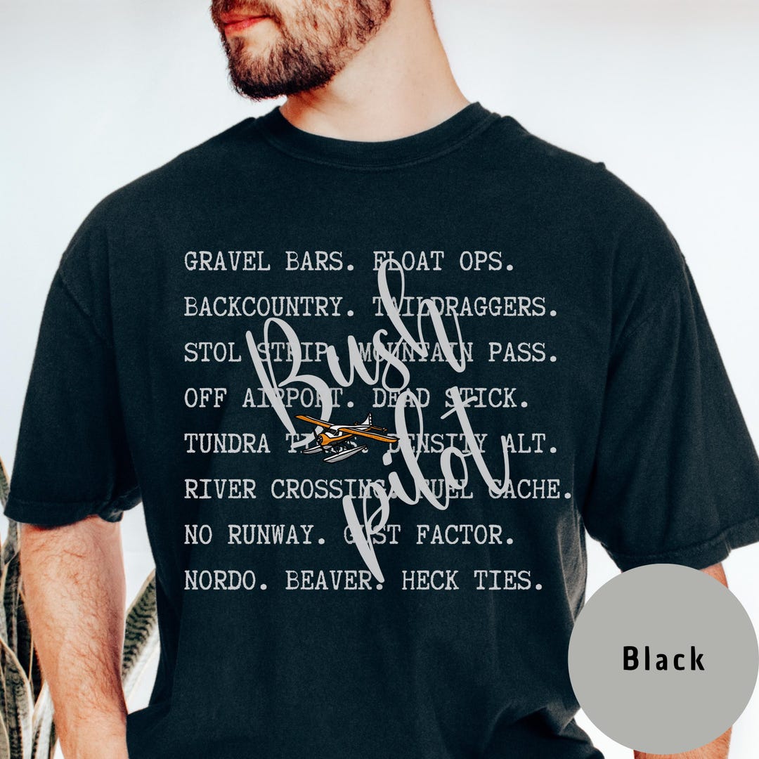 Bush Pilot Shirt, STOL Aviation Tee, Bush Pilot Tshirt, Pilot Shirt ...
