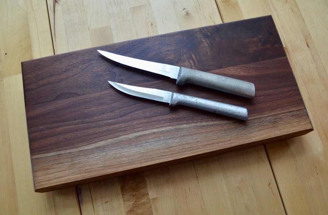 Beautiful One of A Kind Walnut Face Grain Cutting Board 7" X 14" X 1-1/ ...