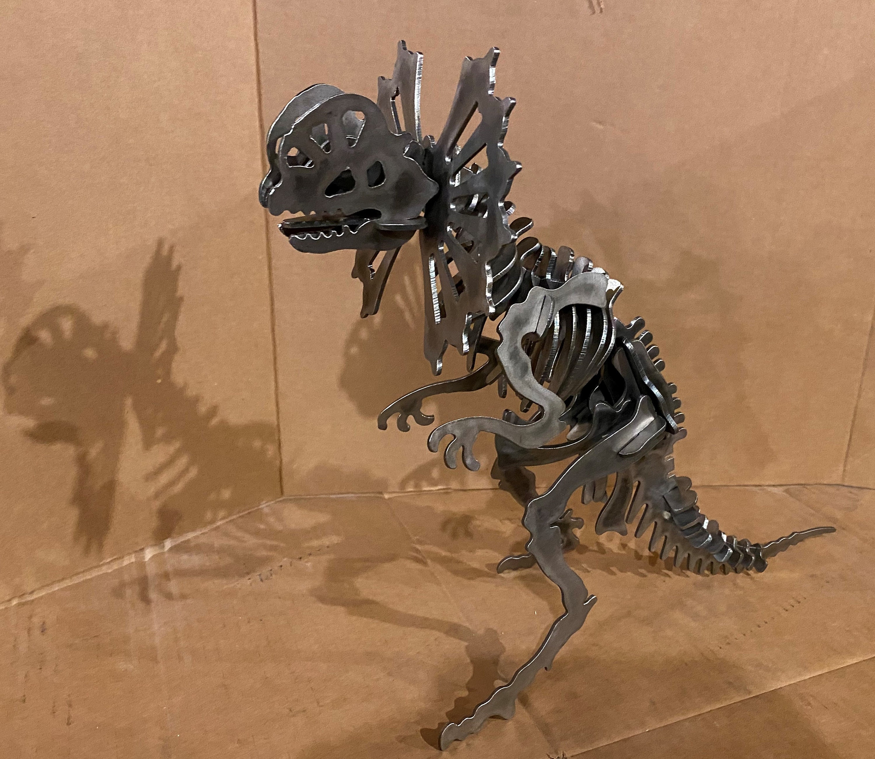 Small Dilophosaurus with frill Dino Dinosaur Approx 15 | Etsy