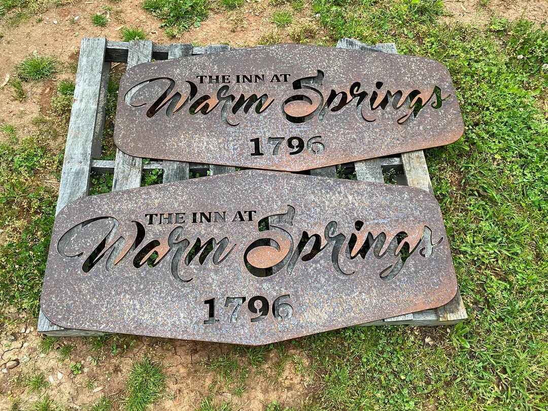 Custom Cnc Plasma Cut Sign With Rustic Metal - Etsy