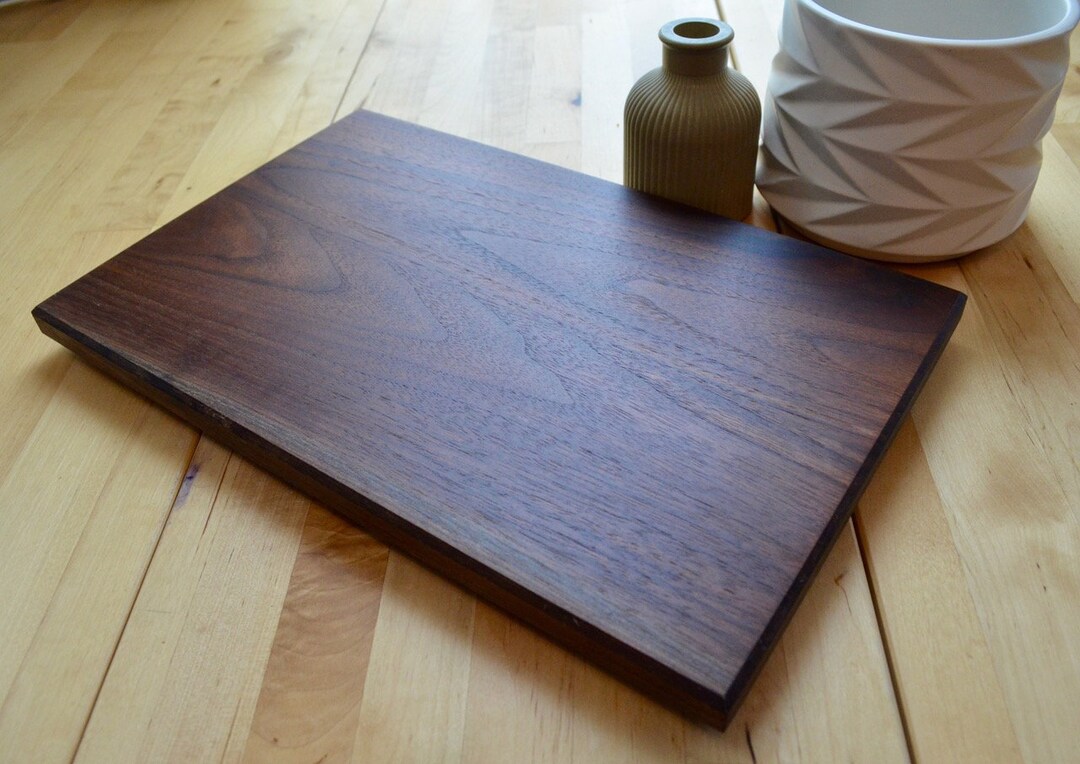 Beautiful One of A Kind Walnut Face Grain Cutting Board 9" X 14" X 3/4 ...